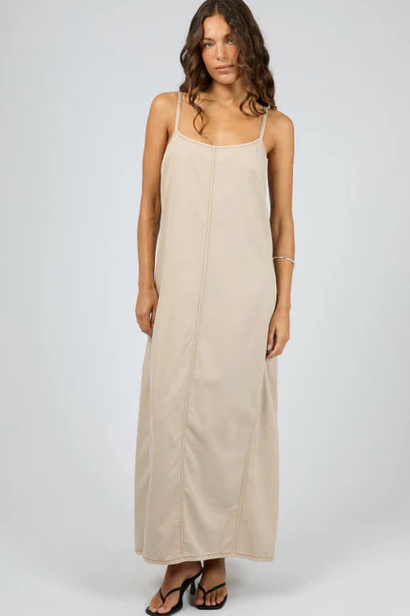 SILENT THEORY Cove Maxi Dress - Beige – Cicada By Ayliah